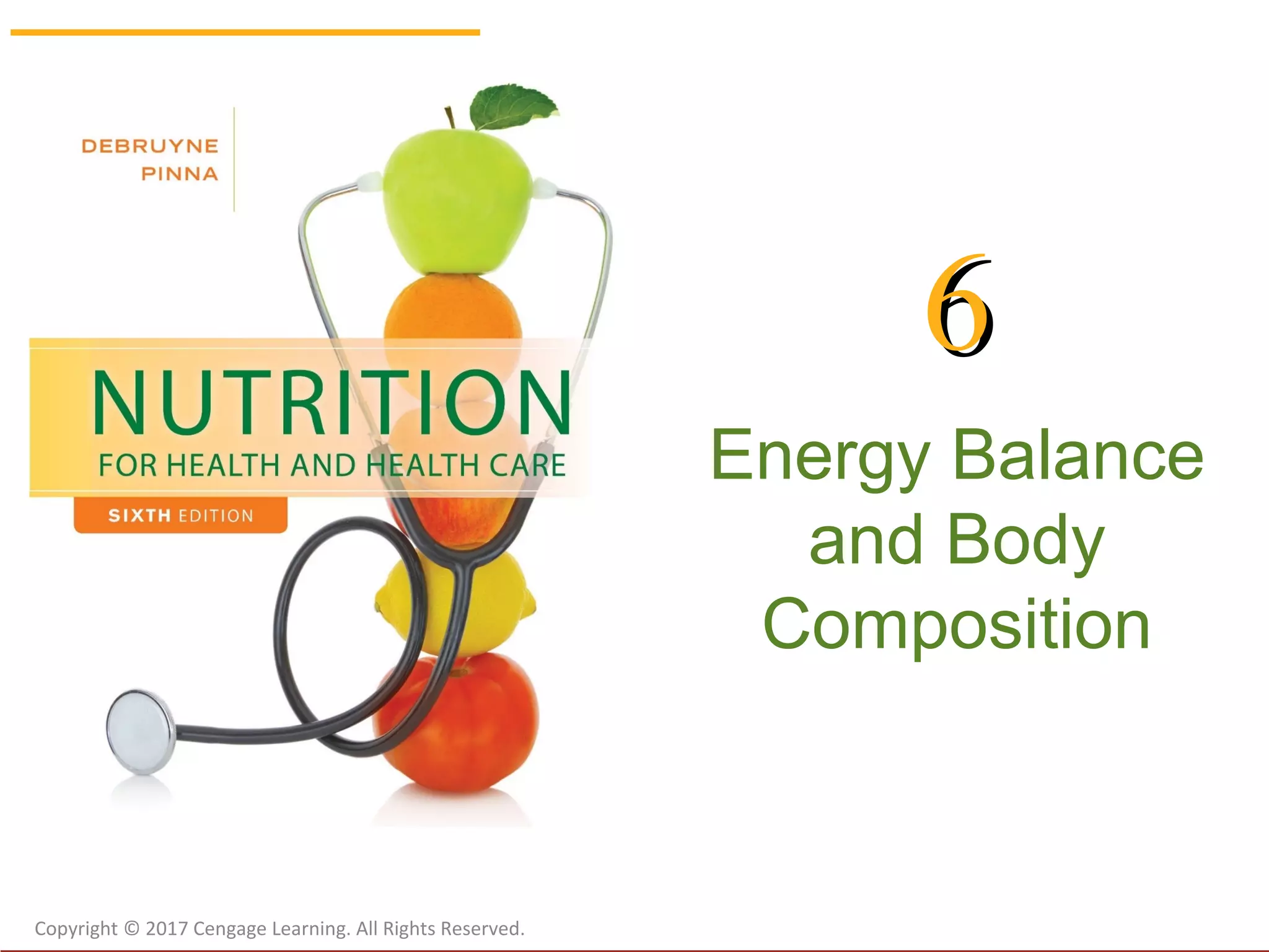 Chapter 6: Energy Balance and Body Composition | PPT