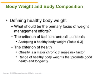 Chapter 6: Energy Balance and Body Composition | PPT