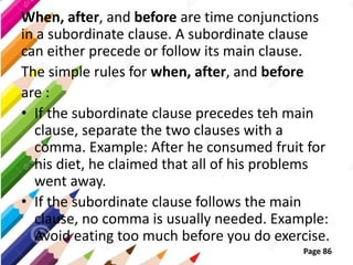 Chapter 6 After, before, when | PPTX
