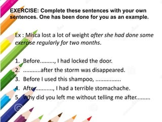 Chapter 6 After, before, when | PPTX