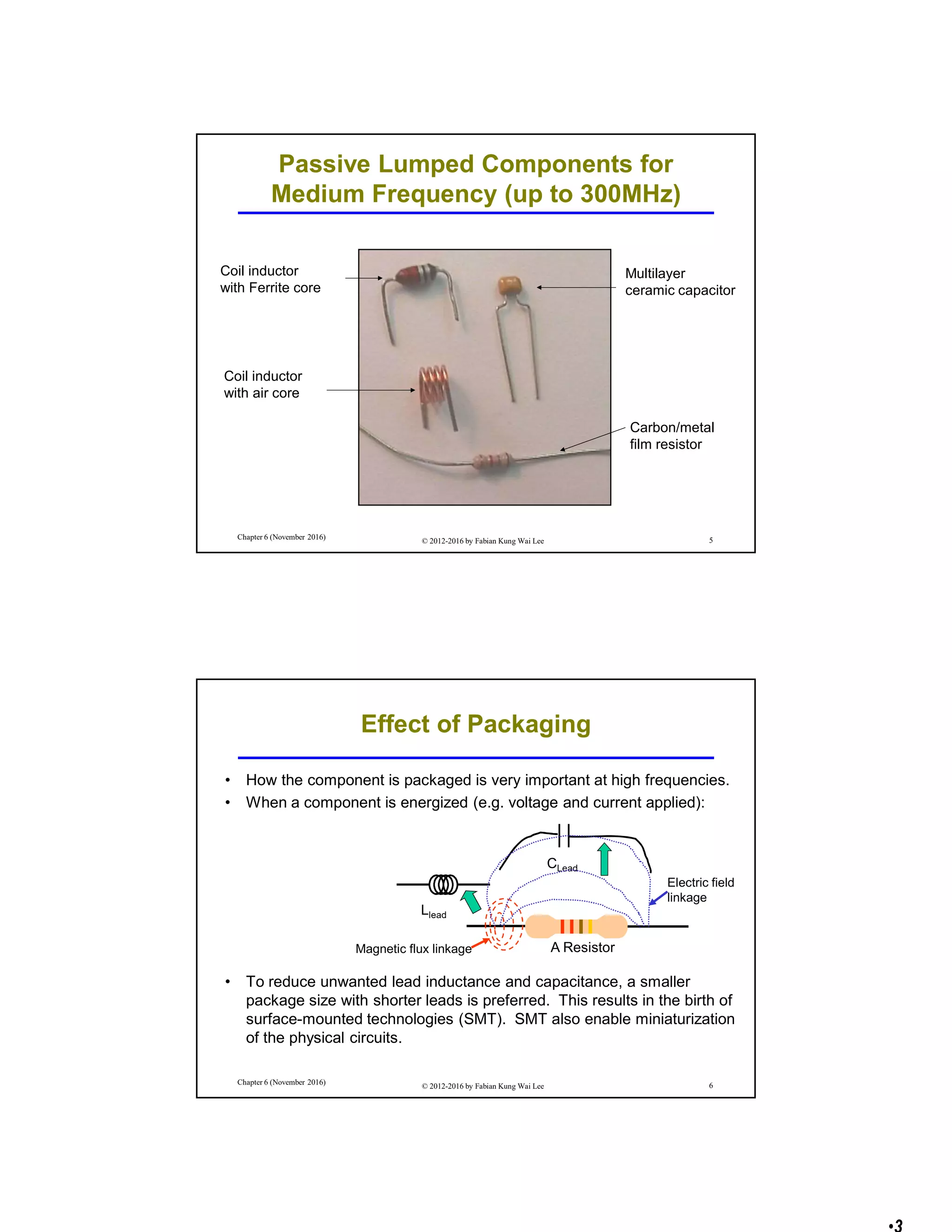 Chapter6 - Review of Passive and Active RF Lumped Components | PDF