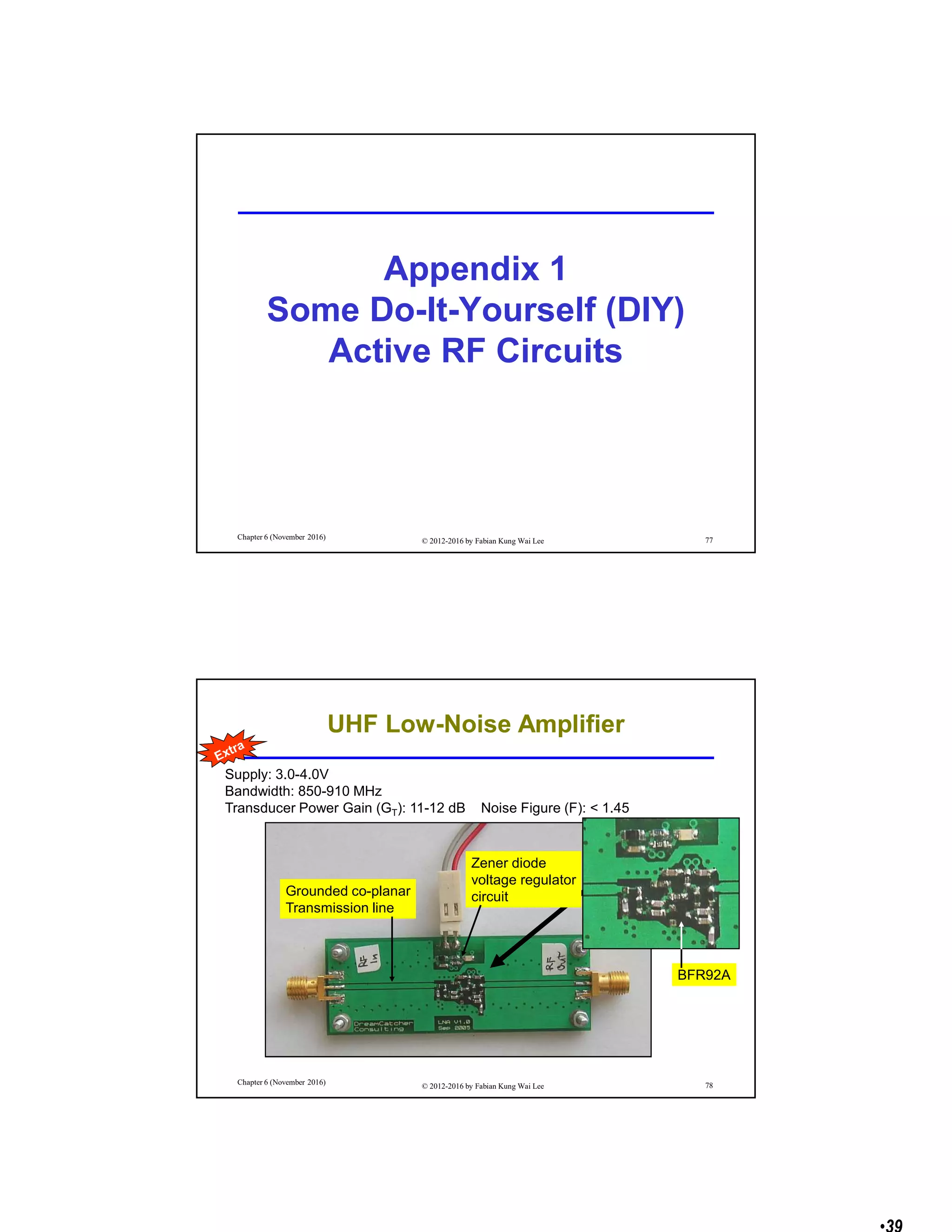 Chapter6 - Review of Passive and Active RF Lumped Components | PDF