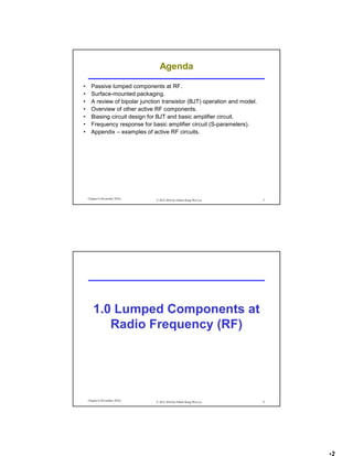 Chapter6 - Review of Passive and Active RF Lumped Components | PDF