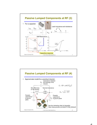 Chapter6 - Review of Passive and Active RF Lumped Components | PDF
