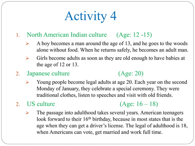 Chapter 6 Cultures of the World (Interactions 1 Listening and Speaking ...