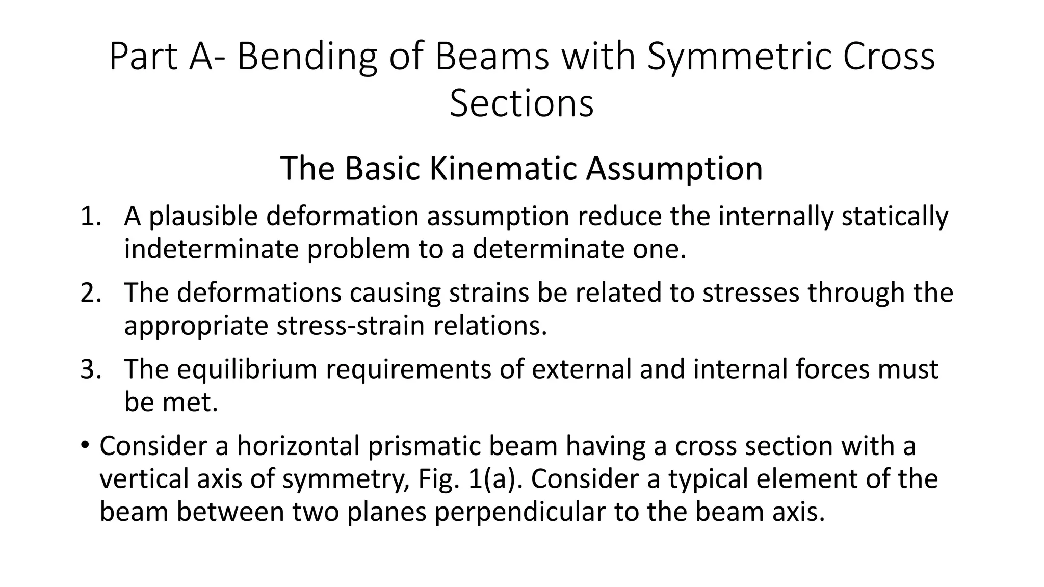 Chapter 6: Pure Bending and Bending with Axial Forces | PPTX
