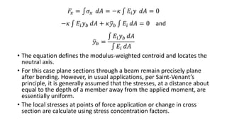Chapter 6: Pure Bending and Bending with Axial Forces | PPTX