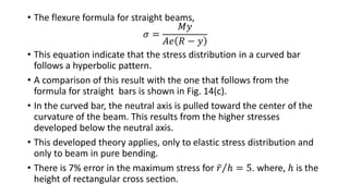 Chapter 6: Pure Bending and Bending with Axial Forces | PPTX