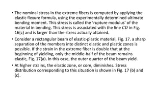 Chapter 6: Pure Bending and Bending with Axial Forces | PPTX