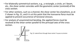 Chapter 6: Pure Bending and Bending with Axial Forces | PPTX
