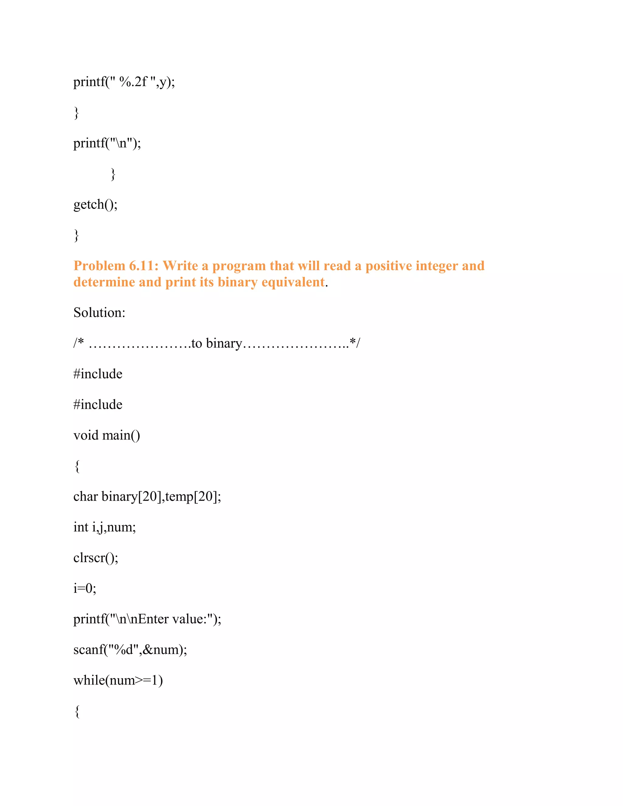 Chapter 6 Balagurusamy Programming ANSI in c | PDF