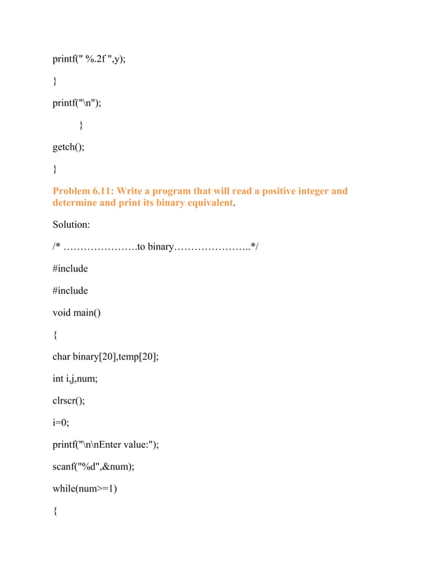 Chapter 6 Balagurusamy Programming ANSI in c | PDF