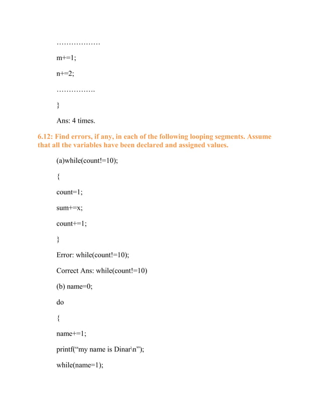 Chapter 6 Balagurusamy Programming ANSI in c