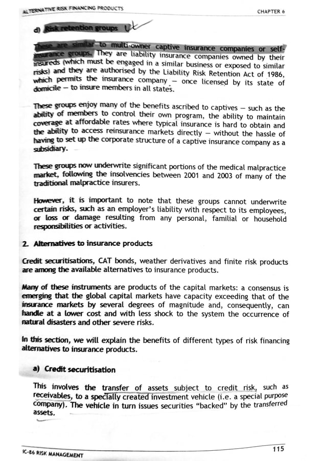 IC-86 Risk Management | PDF