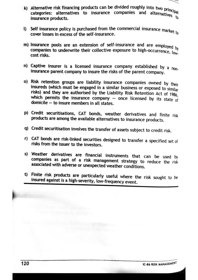 IC-86 Risk Management | PDF