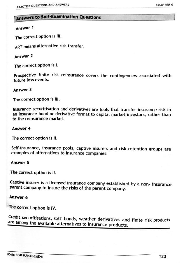 IC-86 Risk Management | PDF