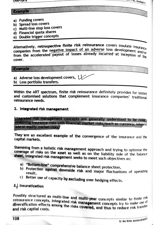 IC-86 Risk Management | PDF