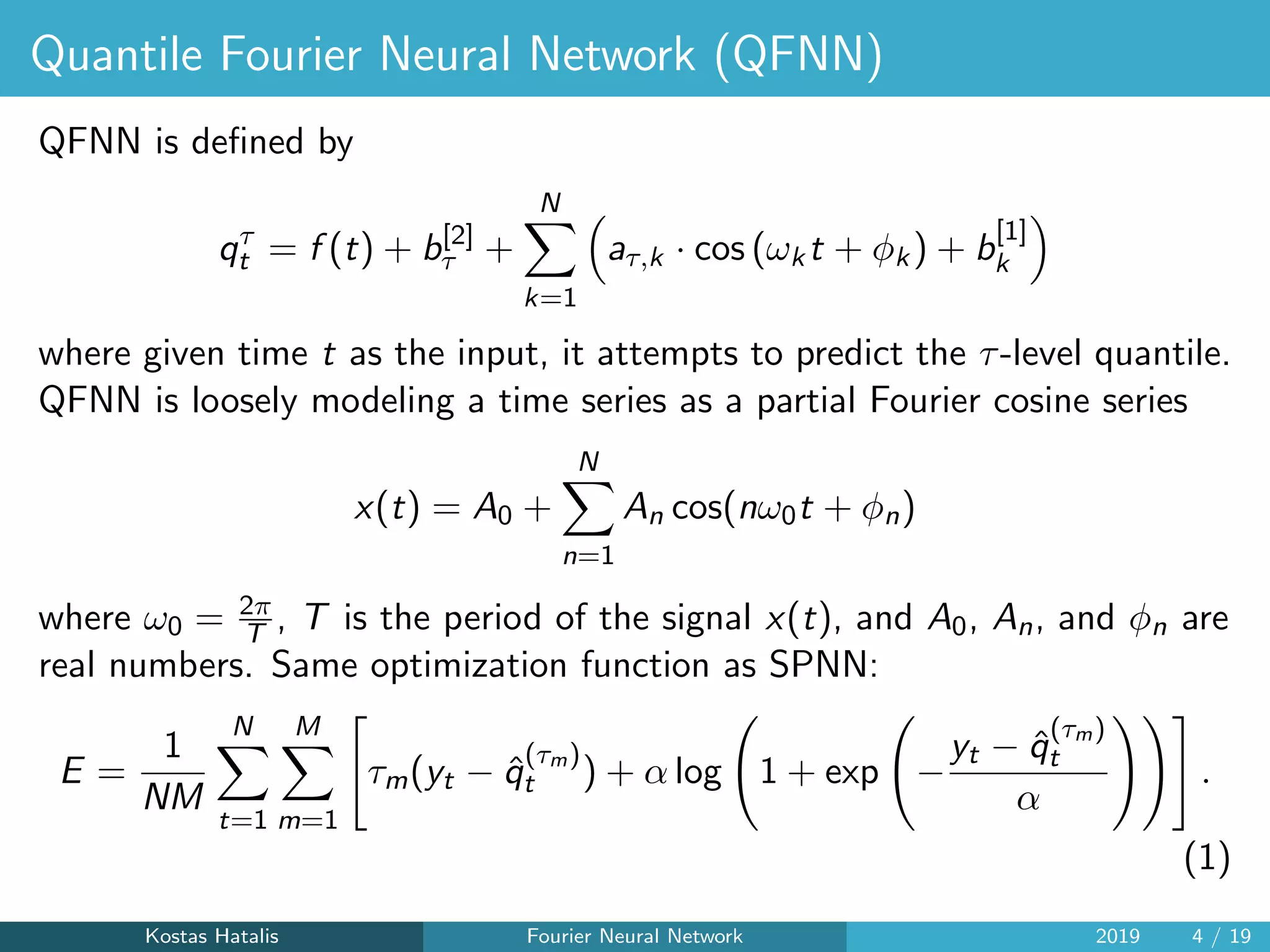 Multiple Quantile Fourier Neural Network | PDF