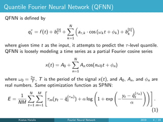 Multiple Quantile Fourier Neural Network | PDF