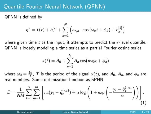 Multiple Quantile Fourier Neural Network | PPT