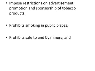 Chapter 6.1 national tobacco control program | PPTX