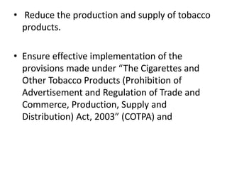 Chapter 6.1 national tobacco control program | PPTX