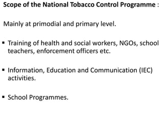 Chapter 6.1 national tobacco control program | PPTX