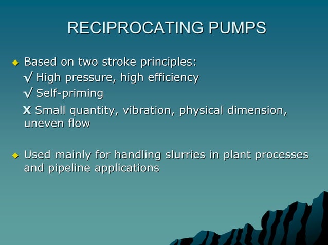 Pumps Fluid Mechanics and machinery , different types of pumps | PPT