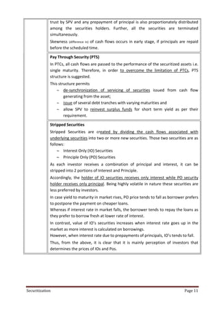 Concept of Securitization | PDF