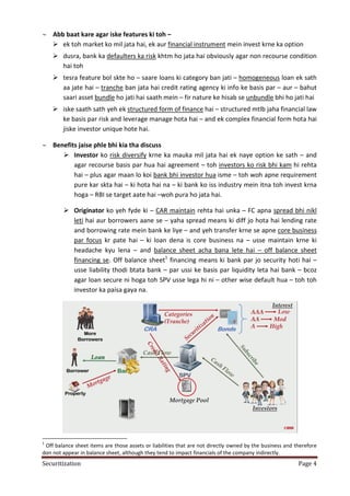 Concept of Securitization | PDF