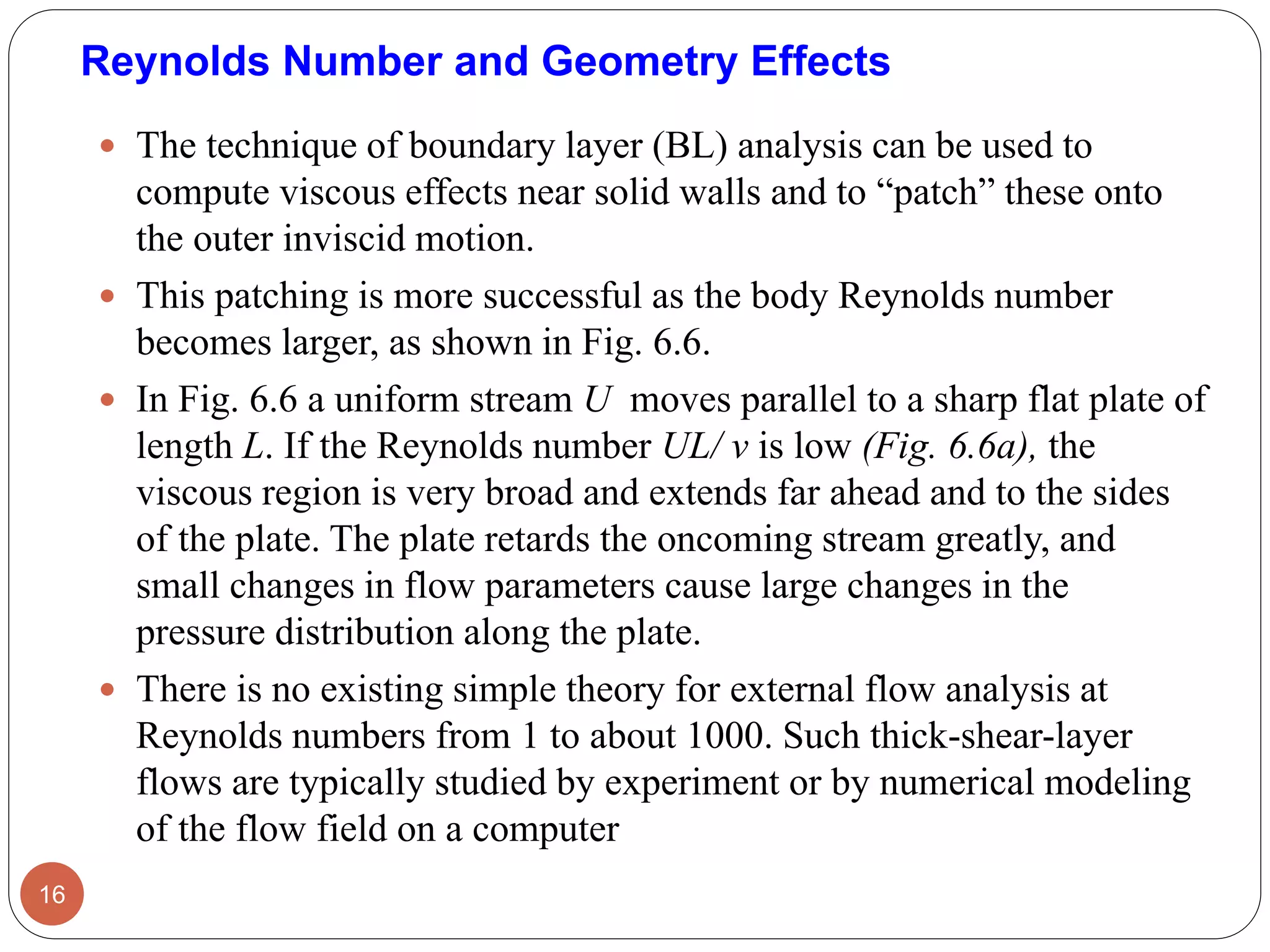 Fluid Mechanics Chapter 6. Boundary Layer Concept | PDF | Physics | Science