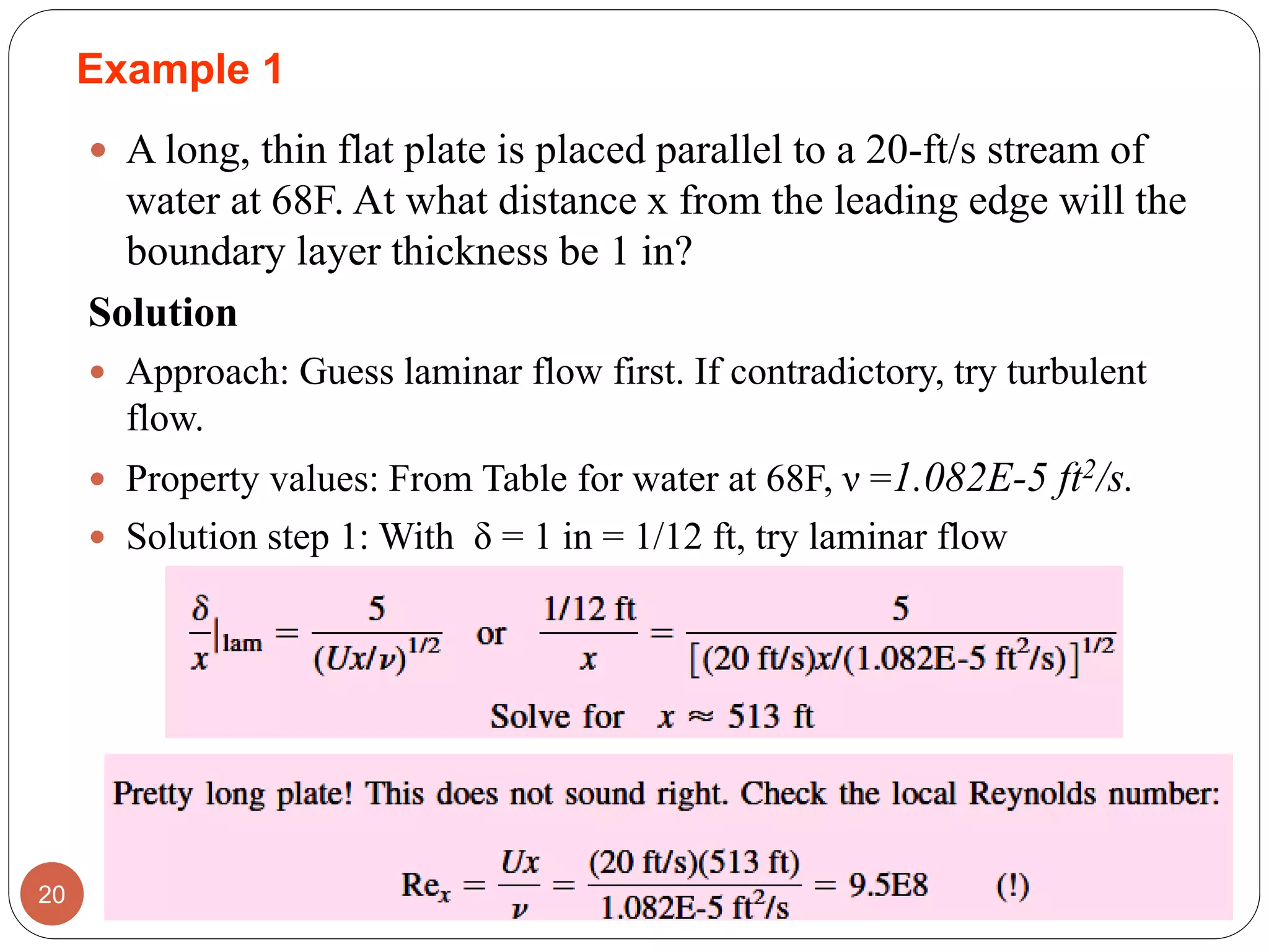 Fluid Mechanics Chapter 6. Boundary Layer Concept | PDF | Physics | Science