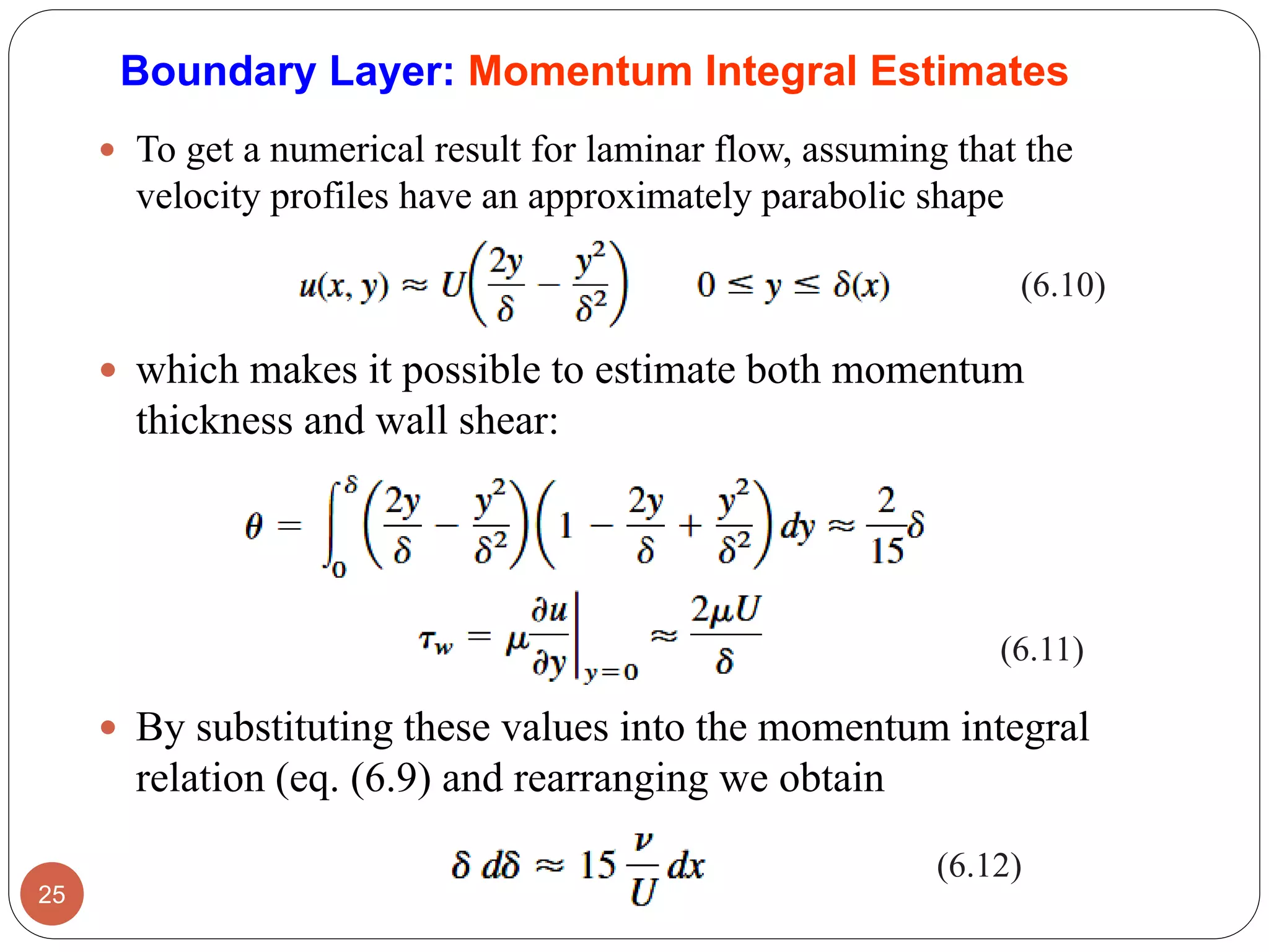Fluid Mechanics Chapter 6. Boundary Layer Concept | PDF | Physics | Science