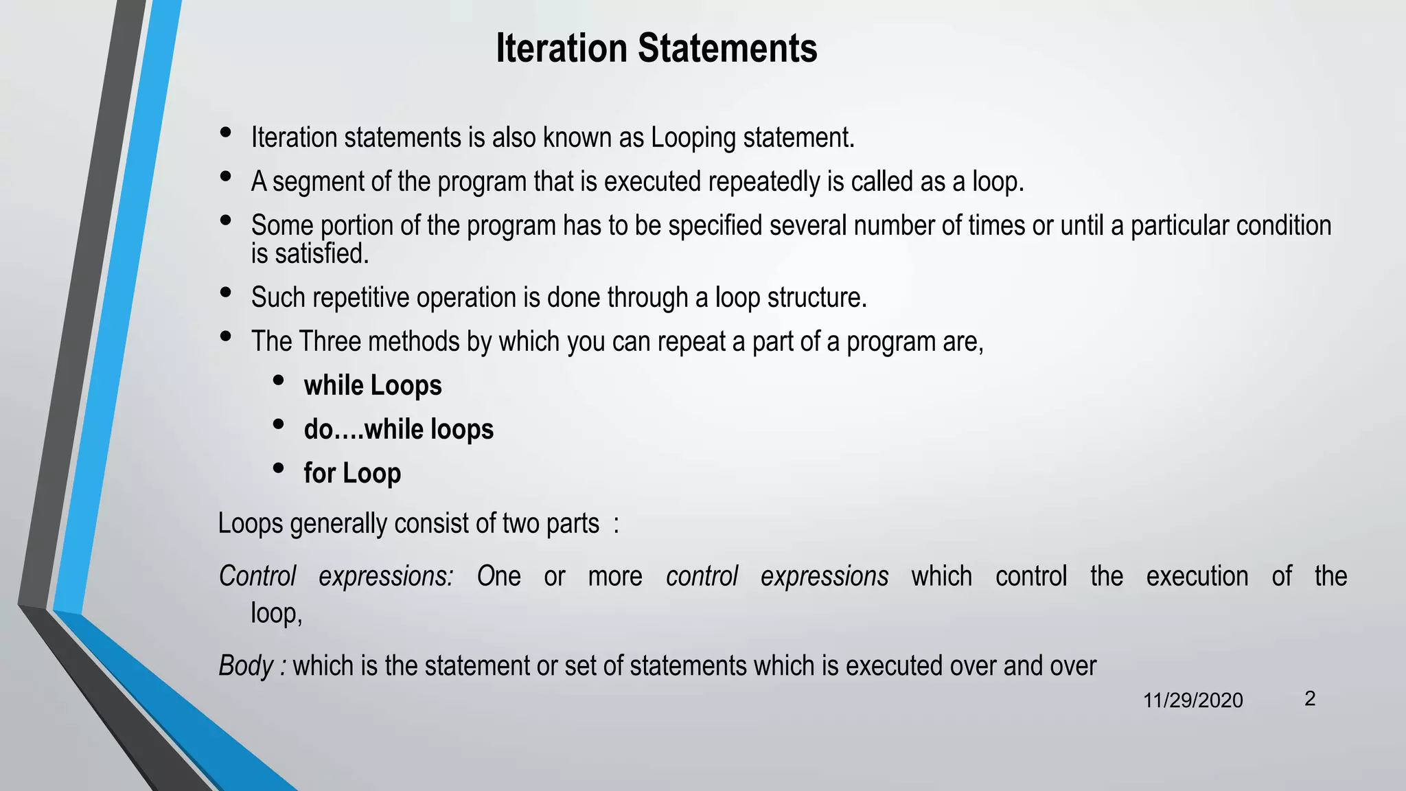 Decision Making and Looping | PPTX