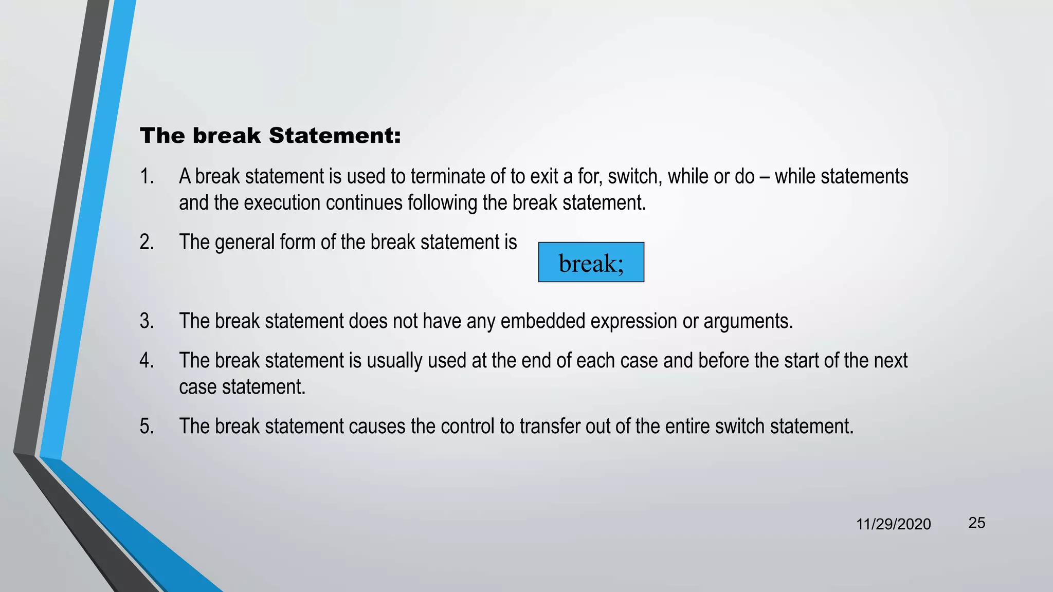 Decision Making and Looping | PPTX