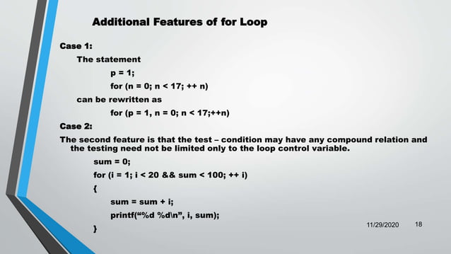 Decision Making and Looping | PPTX