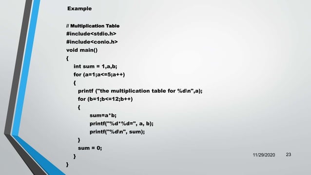 Decision Making and Looping | PPTX