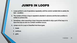 Decision Making and Looping | PPTX