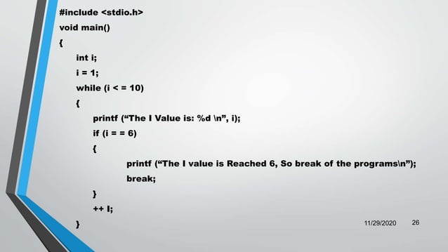 Decision Making and Looping | PPTX