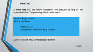 Decision Making and Looping | PPTX