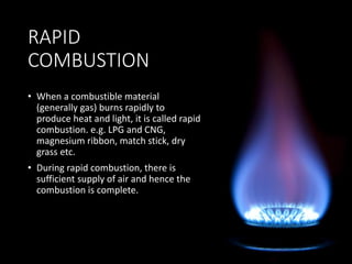 Chapter - 6, Combustion and Flame, Science, Class 8 | PDF