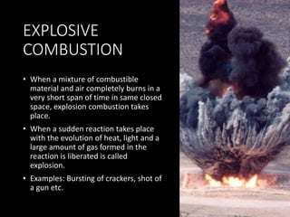 Chapter - 6, Combustion and Flame, Science, Class 8 | PDF