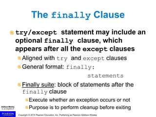 Files and Exceptions | PPT