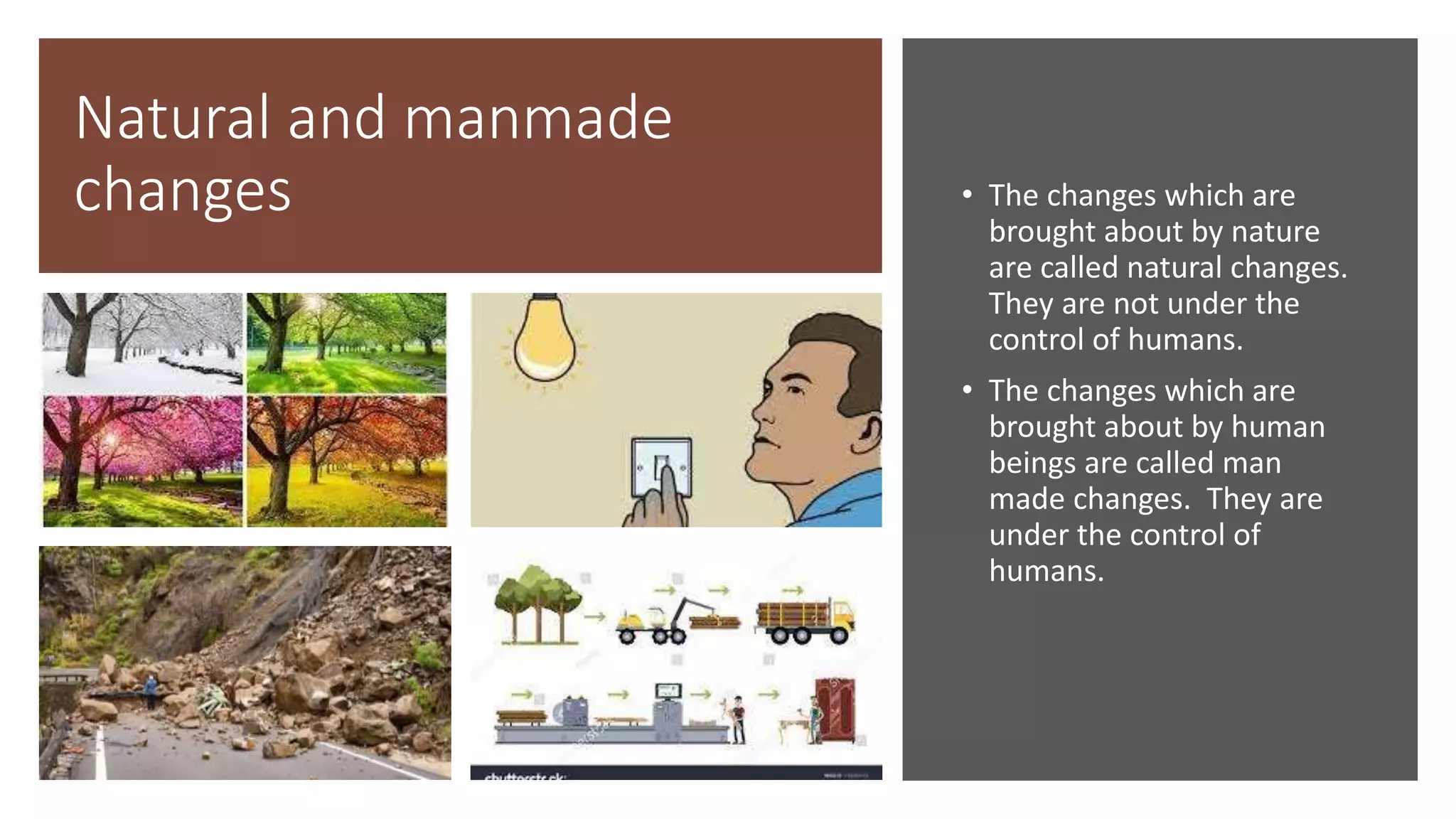 changes around us class 6 ppt | PPTX