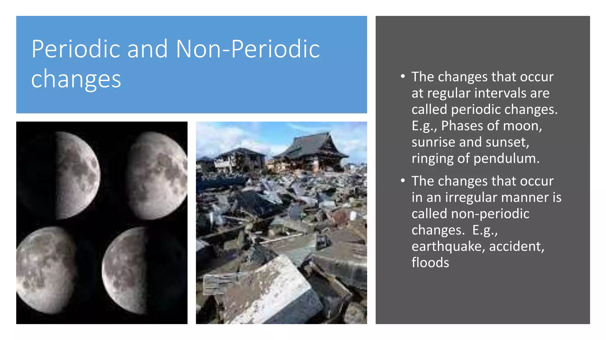changes around us class 6 ppt | PPTX