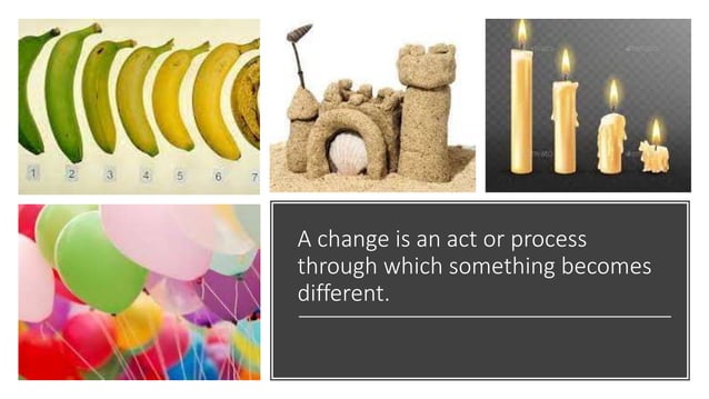 changes around us class 6 ppt | PPTX | Chemistry | Science