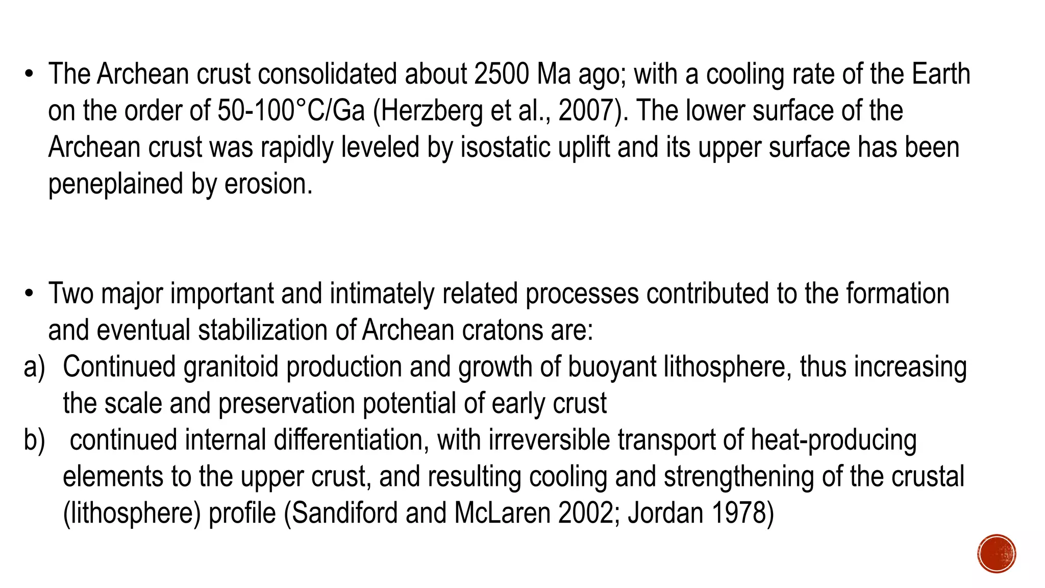 The earliest (Precambrian) history of the earth's crust | PDF