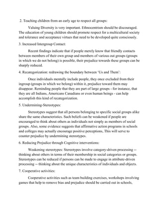 Sterotyping,aggression,prejudice | PDF