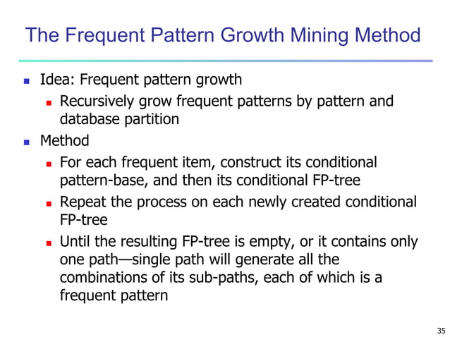 Chapter 6 Mining Frequent Patterns Associations And Correlations
