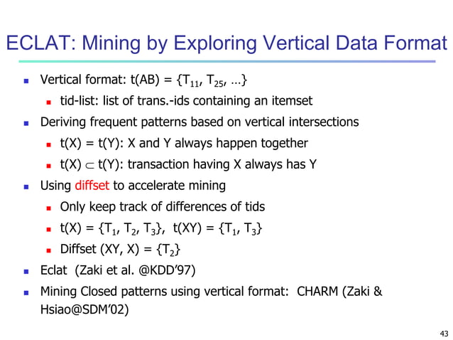 Chapter 6. Mining Frequent Patterns, Associations and Correlations ...